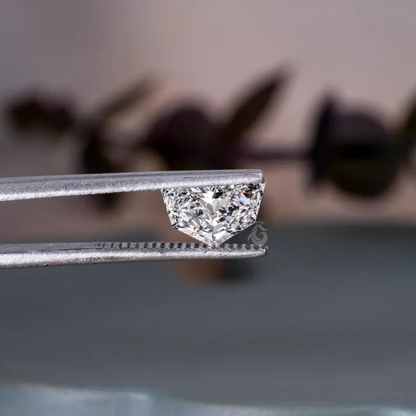 1.50CT Cadillac Cut Lab Grown Diamond, IGI Certified Fancy Side Stone ...